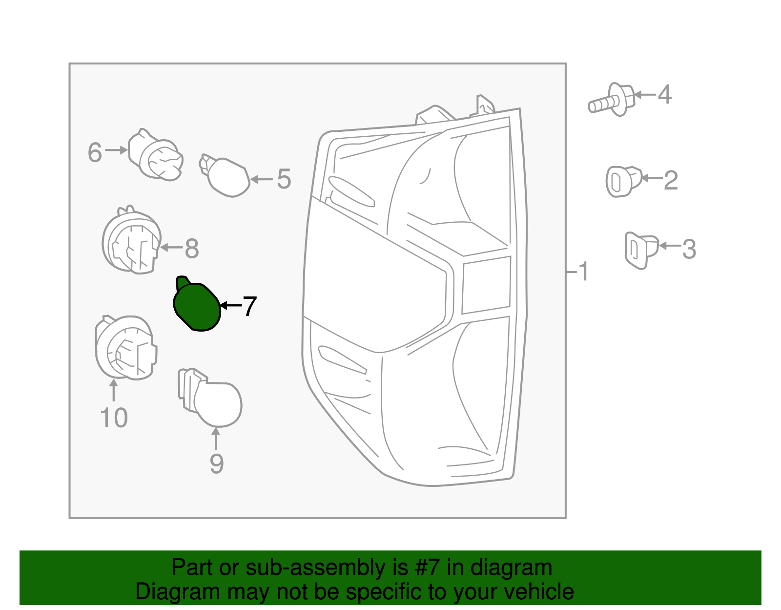 1996-2021 Toyota Bulb 90981-13043 | Toyota Parts Center