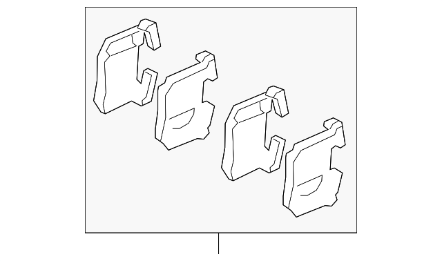 2019-2025 Genesis G70 Brake Pads Rear 58302-J5A50 | OEM Parts Online