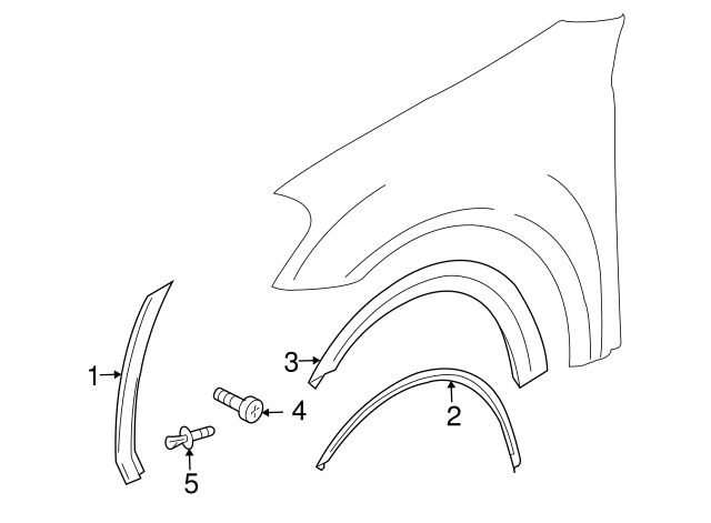 164-884-62-22 - Wheel Flare - 2008-2012 Mercedes-Benz | World Mercedes ...