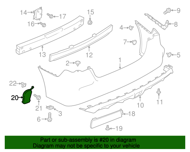 78819-4FU0A - Closing Plate 2017-2019 Nissan Sentra | Nissan Parts ...