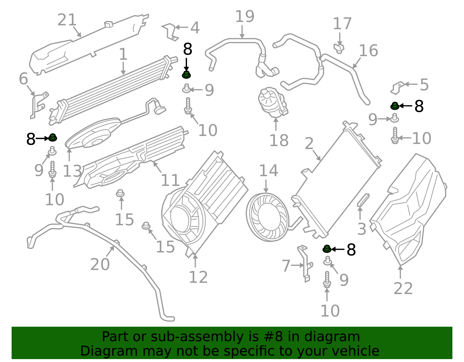 1997-2024 Porsche 1997-2024 Porsche - Air Cleaner Assembly Grommet 999 ...