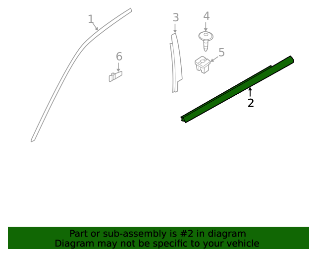 51337465145 - 2019-2023 BMW Belt Molding (51-33-7-465-145) | BMW of ...