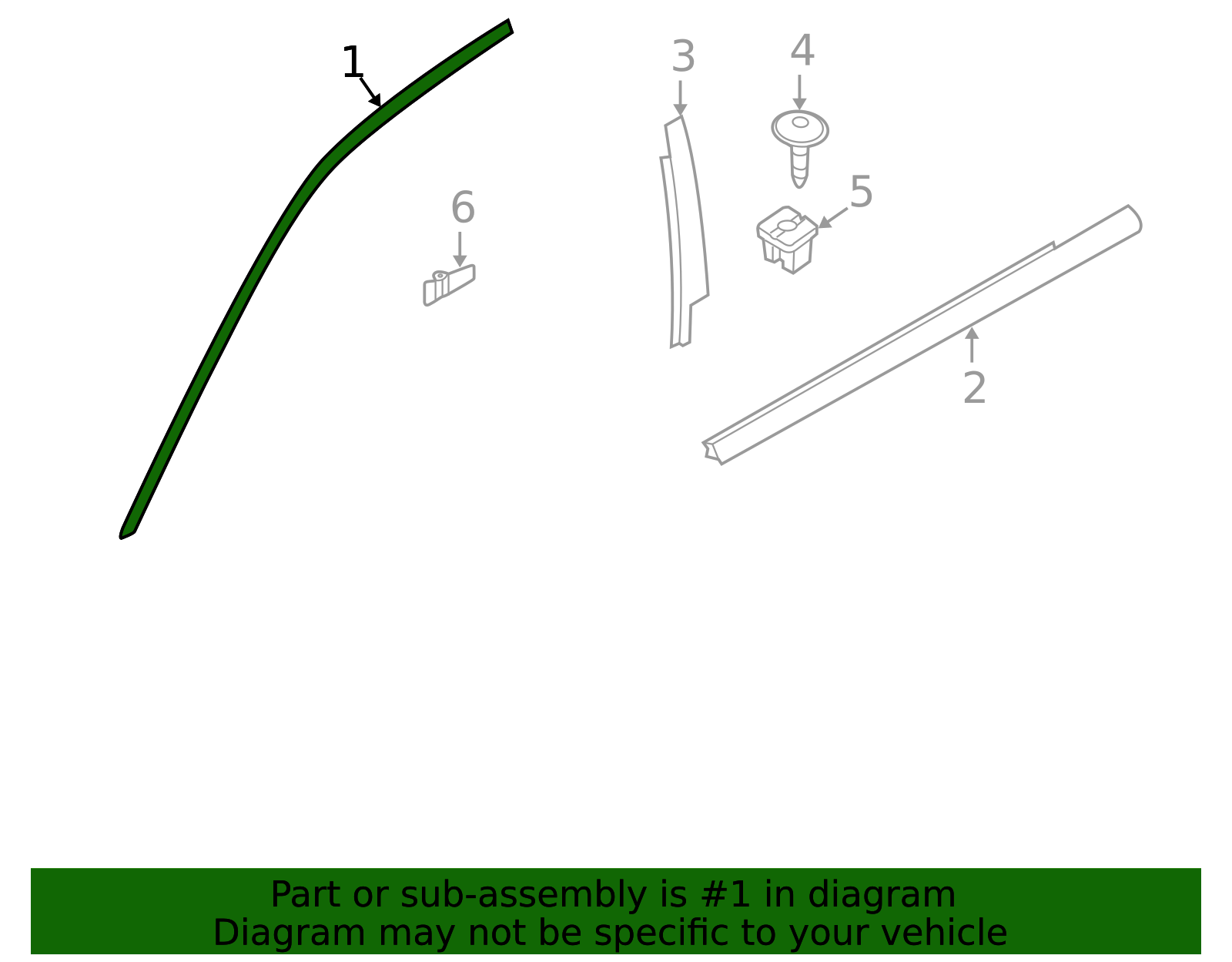 2019-2024 BMW | Upper Molding | 51337465169 | BMW OEM Parts Store