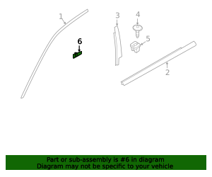 51-33-7-407-431 - Seal B-pillar trim panel bottom left 2019-2024 BMW ...