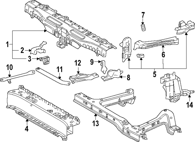 2023-2024 Lexus RZ450e Headlight Bracket 53272-46010 | Express Lexus Parts