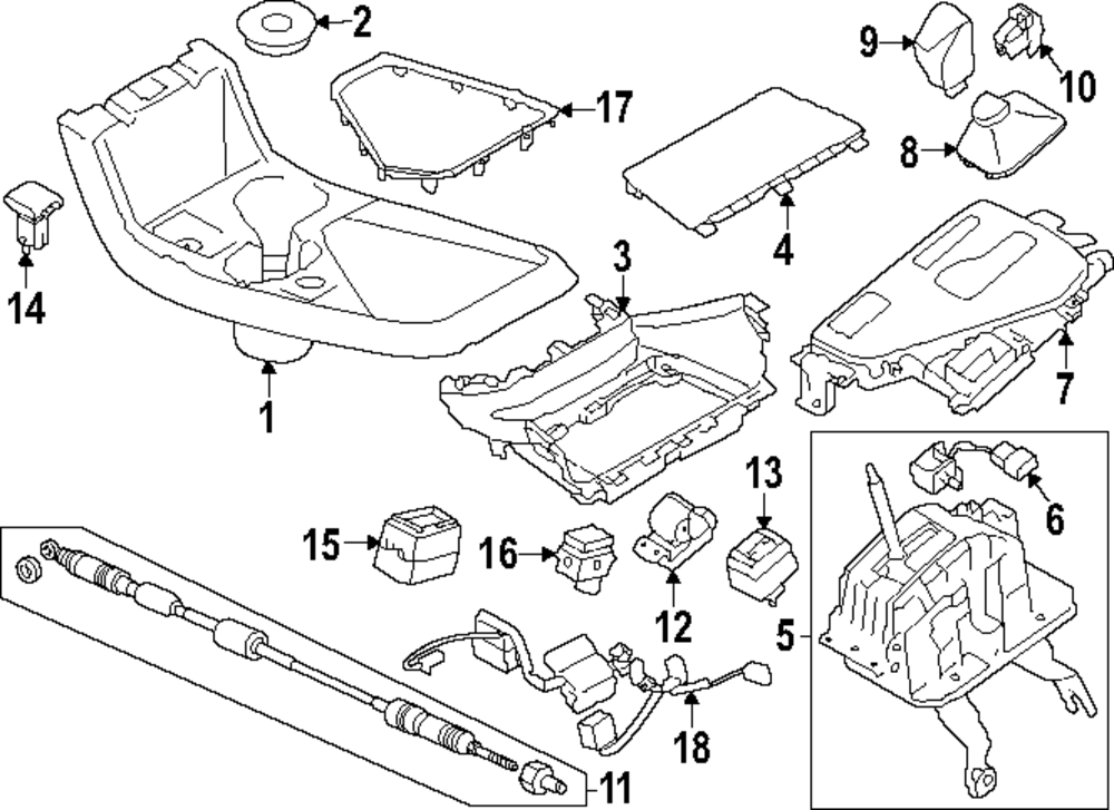 35133FN02A - Shift Boot 2024 Subaru Crosstrek | Subaru Factory Parts Online
