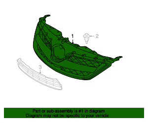 53100-02410-B0 - Grille - 2011-2013 Toyota Corolla | OEM Genuine Toyota ...