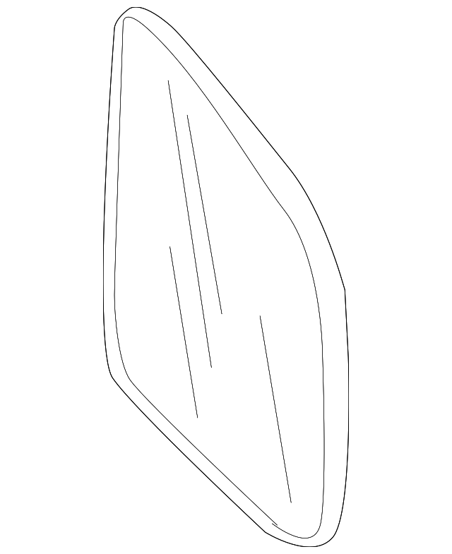 2017-2020 Honda Fit Mirror Sub-Assembly, L (Bzm/Flat)(Heated) 76253-T5R ...