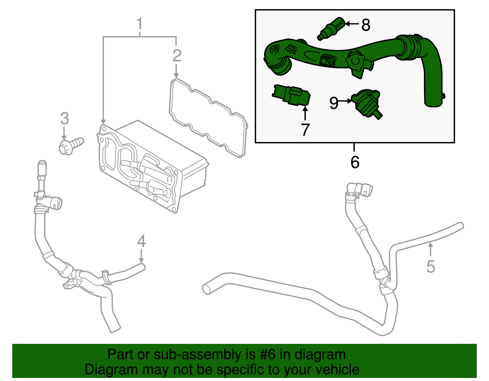 2014-2020 Ford Fusion | Air Inlet | KS7Z-6C646-A | Walls' Ford Parts