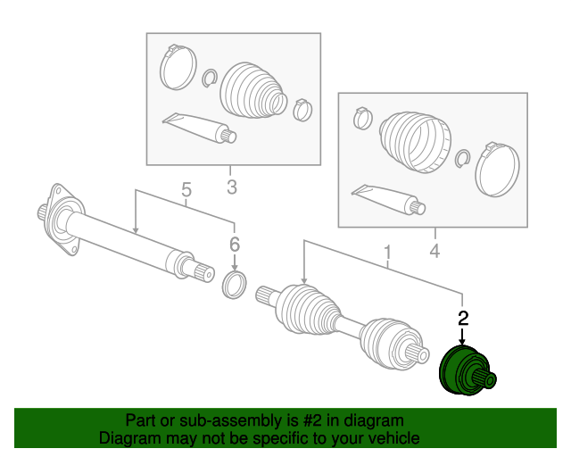 246-360-00-75 - Outer Joint 2014-2020 Mercedes-Benz | Mercedes-Benz USA ...