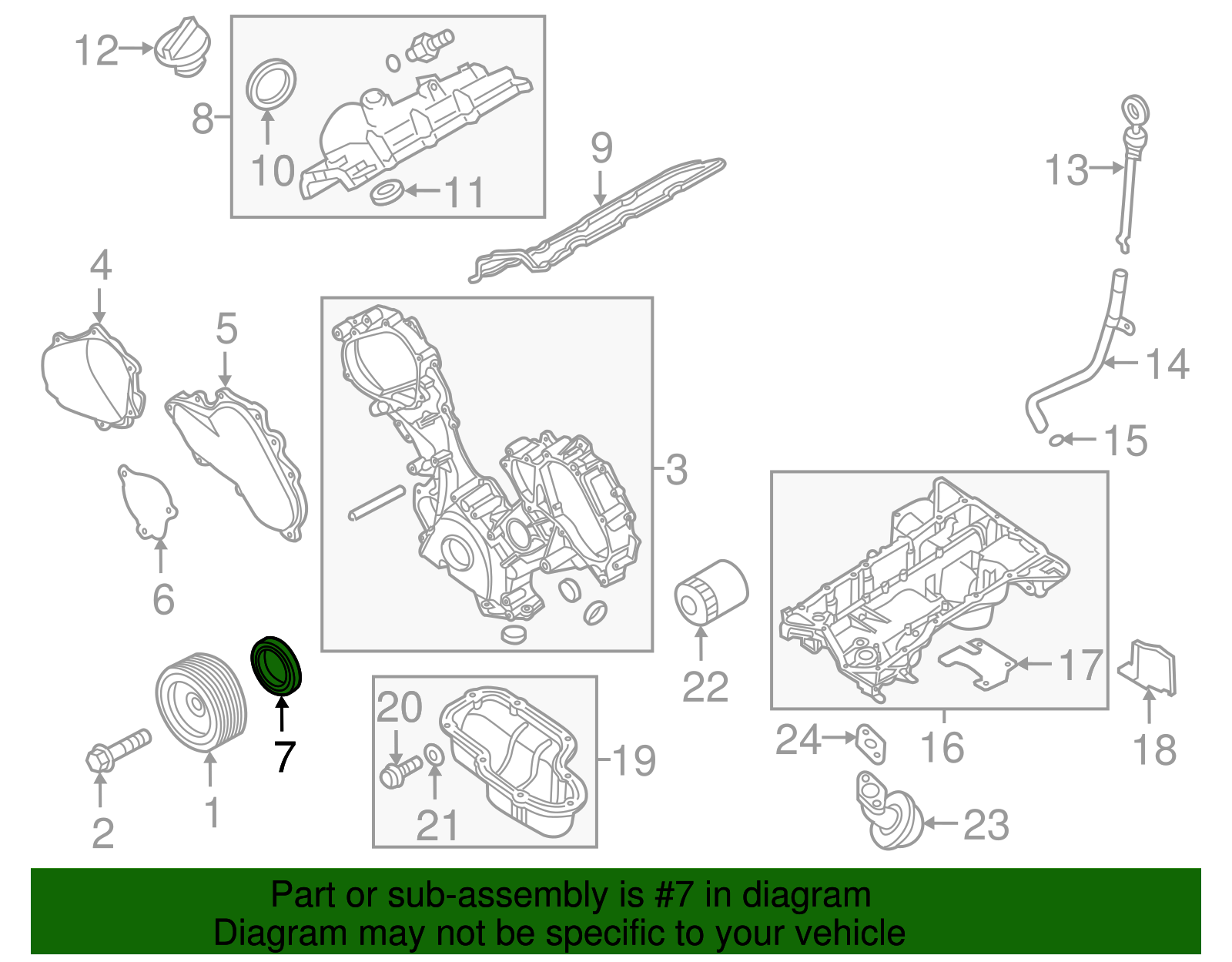 2002-2020 Infiniti Front Cover Seal 13510-1LA0A | INFINITI OF WEST CHESTER
