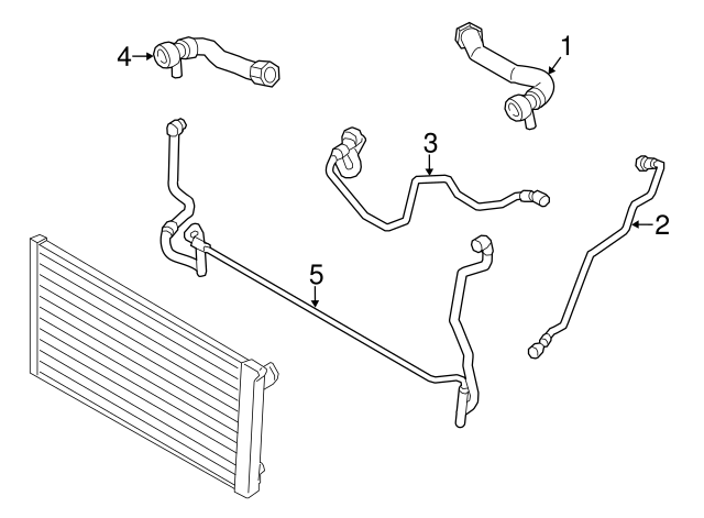 Genuine BMW 17-12-8-513-603 | Upper Hose | FREE Shipping on Most Orders ...