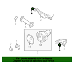 2001-2006 Mitsubishi Montero Differential Mount Front Bushing MR374574 ...