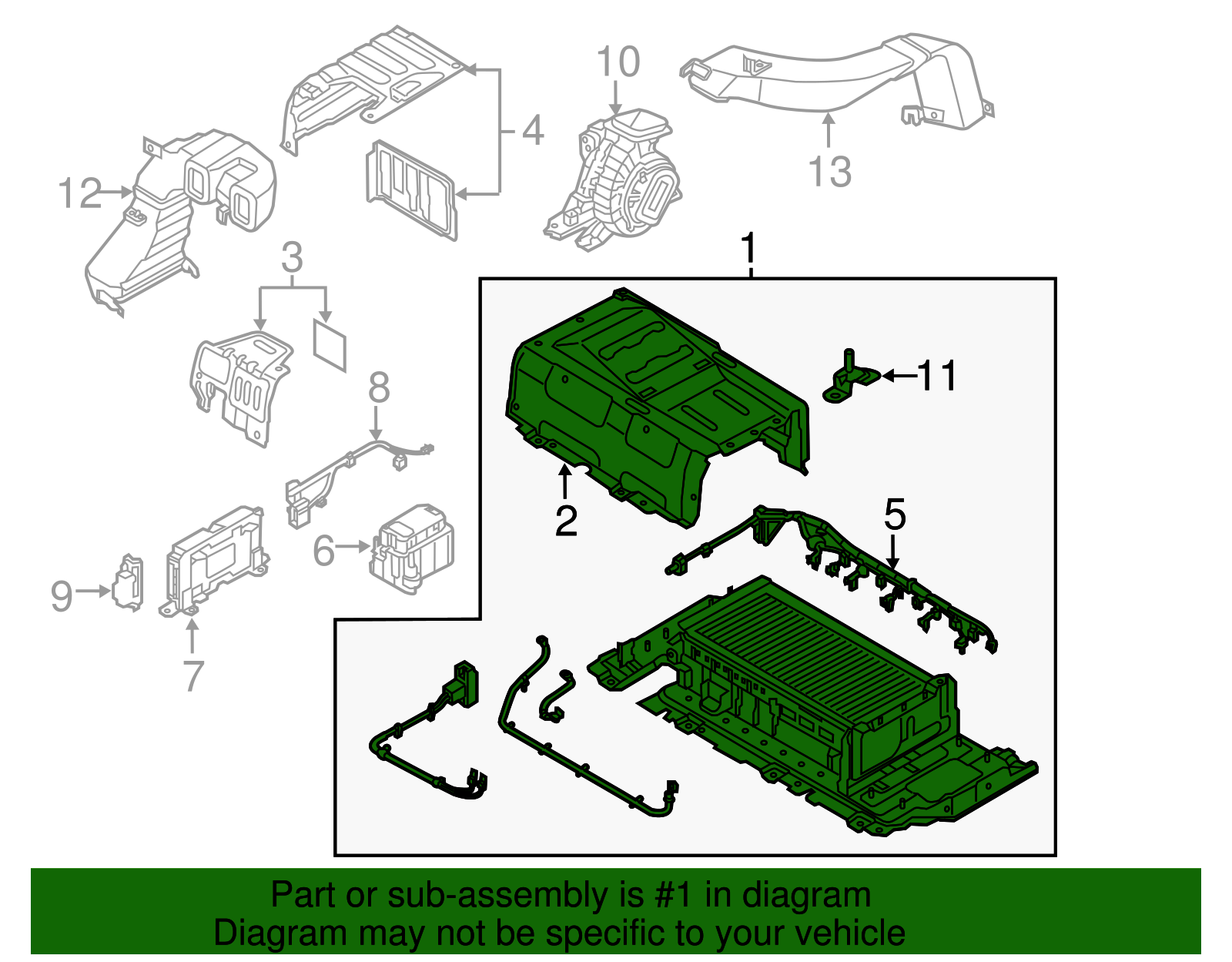 2014-2015 Hyundai Sonata Drive Motor Battery Pack 37511-4R202 | OEM ...