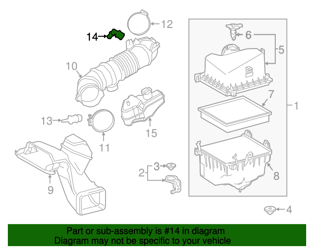 17878-0P040 - Vent Tube - 2011-2023 Toyota | OEM Parts Quick
