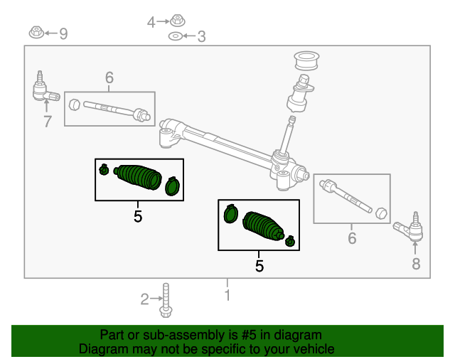 2016-2021 Chevrolet Spark Boot Kit 95371541 | GMPartsDirect.com