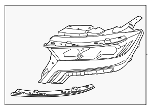 92101-P4100 - Headlamp Assembly 2021-2024 Kia Sorento | Kia.Parts Store