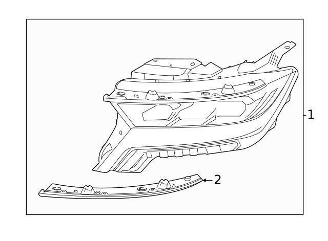 92136-R5000 - Headlight Bracket 2021-2022 Kia Sorento | Kia.Parts Store