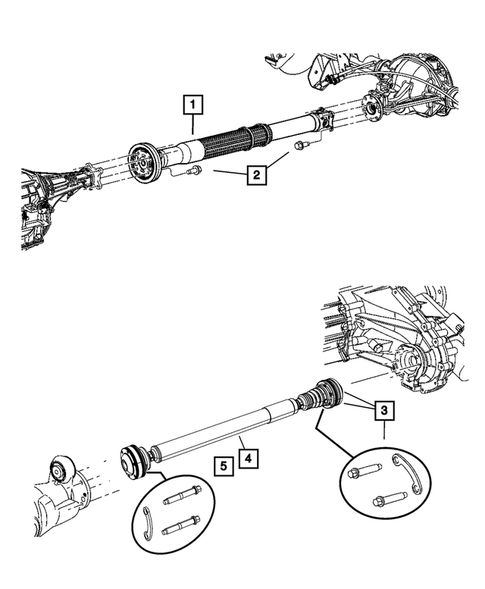 Propeller Shaft for 2007 Jeep Grand Cherokee | CHAPMAN CJDR Parts