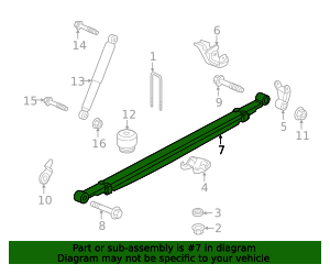 2020-2023 GM Leaf Spring 84992007 | GMPartsDirect.com