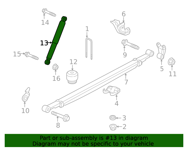 2020-2023 GM Rear Shock Absorber 84745522 | OEM Parts Online