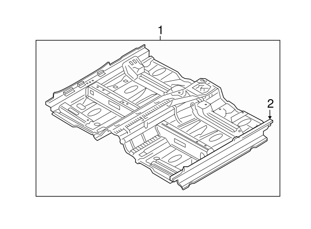 2016-2018 Hyundai Tucson Floor Pan 65100-D3000 | OEM Parts Online