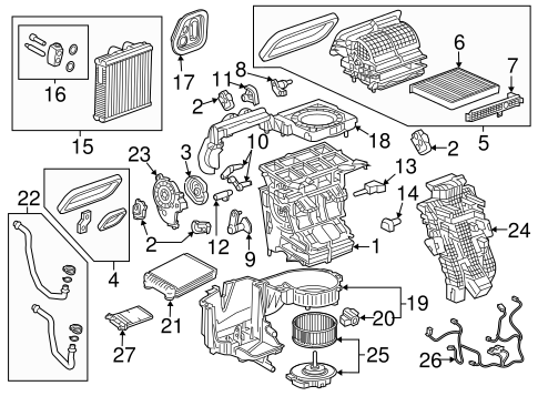 Condenser, Compressor & Lines for 2018 Chevrolet Traverse ...