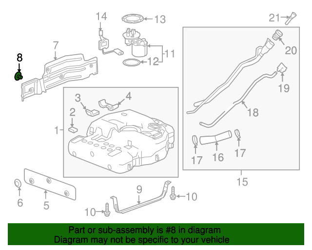 2013-2024 GM Multi-Purpose Retainer 11611569 GM | GMPartsDirect.com
