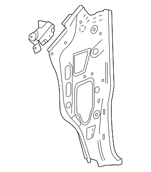 2019-2024 GM Driver Side Body Hinge Pillar Inner Panel 84537162 GM ...