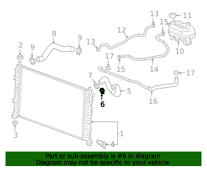 2017-2022 GM Radiator Hose Clamp 11601882 | GMPartsDirect.com