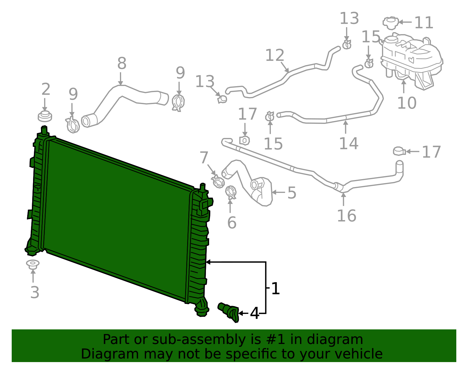 85575814 - Engine Radiator 2019-2025 GM | Chevrolet Parts Direct