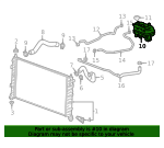 2019-2025 GM Radiator Surge Tank 84632822 GM | GMPartsDirect.com