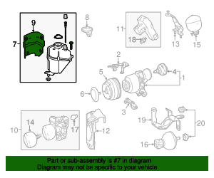 222-320-00-14 - Oil Reservoir 2014-2021 Mercedes-Benz | Mercedes-Benz ...