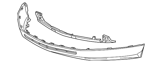 2010-2016 Cadillac SRX Front Lower Bumper Cover 22869264 GM ...