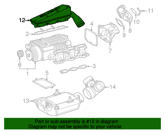 112-098-01-07 - Intake Cover 2002-2004 Mercedes-Benz | Mercedes-Benz ...