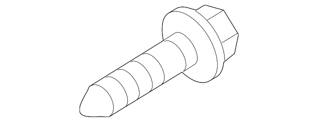 2020-2022 Hyundai Wheel Opening Molding Screw 12492-04107-K | OEM Parts ...