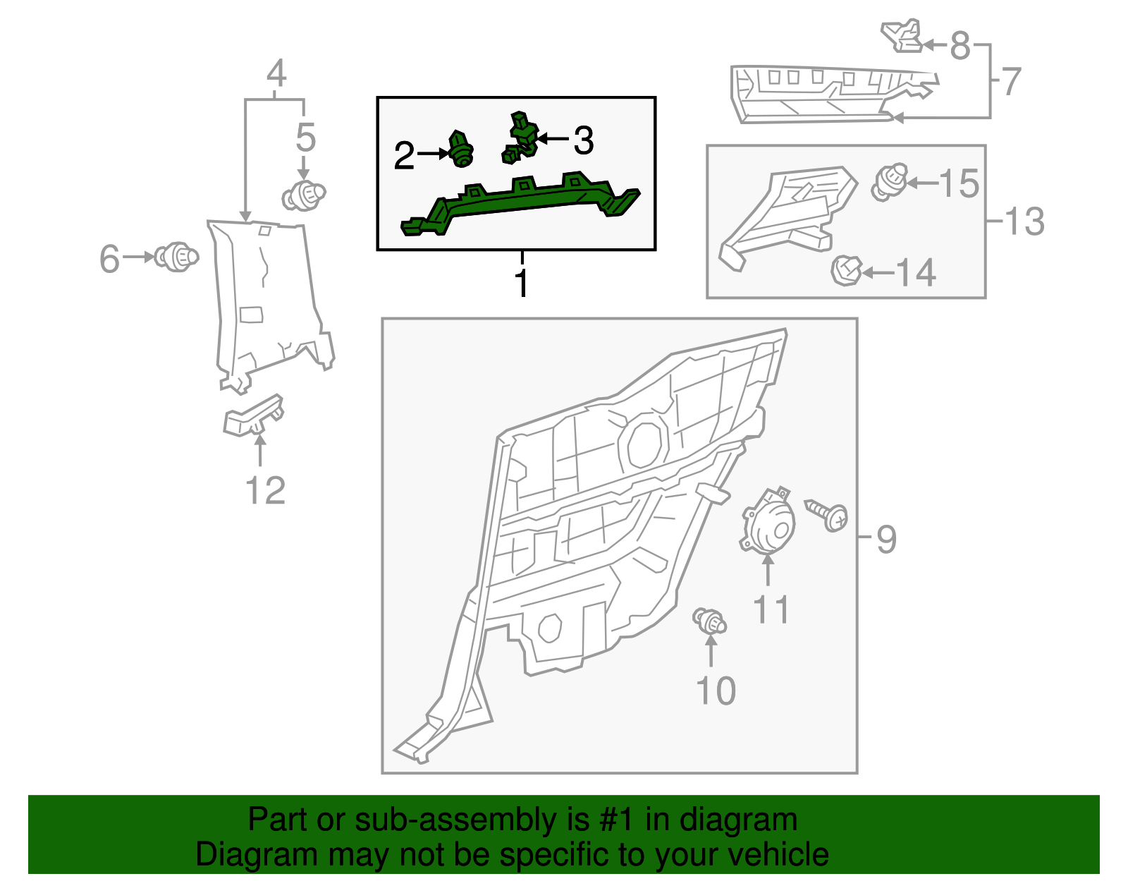 2018-2024 Lexus Roof Opening Trim 62430-11010-C4 | AutoNationParts.com