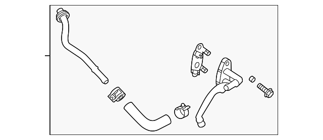 2020-2024 Cadillac CT5 Driver Side Turbocharger Coolant Feed and Return ...