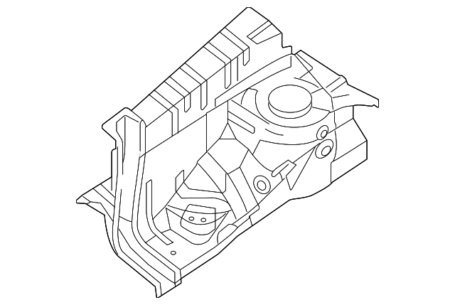 2014-2015 Hyundai Tucson Apron Assembly 64502-2S050 | QuirkParts