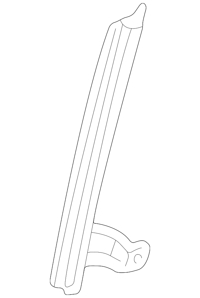 68151-02191 - Window Channel (Left, Front) - 2006-2008 Toyota Corolla ...