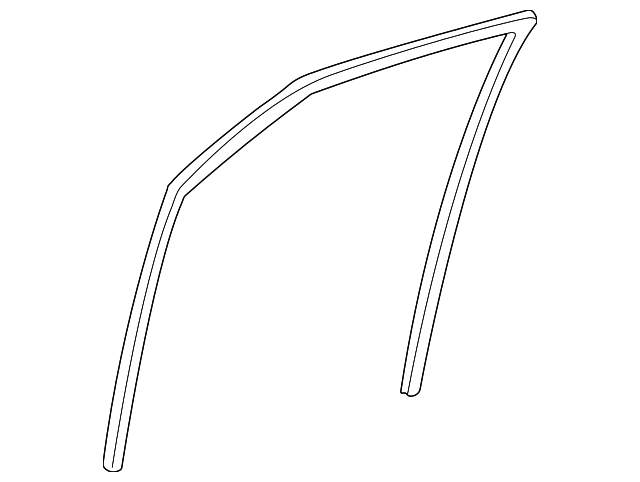 68151-12212 - Window Channel (Left, Front) 2003-2007 Toyota Corolla ...