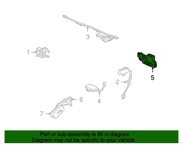 2008-2017 Mitsubishi Lancer Warning Buzzer 8637A134 | OEM Parts Online