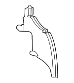 74285-TEA-T00 - Pad R Front Fender Partition - 2019 2020 Honda Civic ...