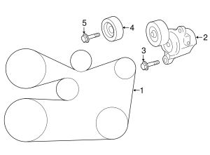 2016-2022 Lexus Belt Tensioner 16620-0P010 | LexusOfKendall
