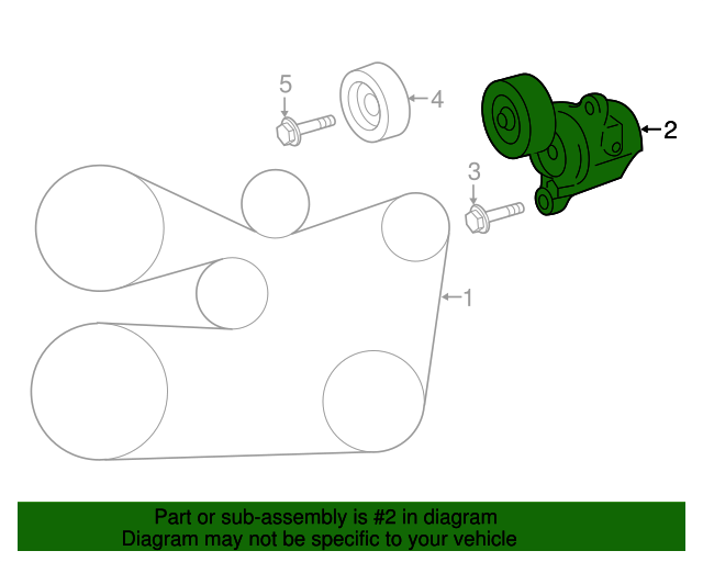 2016-2022 Lexus Belt Tensioner 16620-0P010 | LexusOfKendall