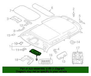 51-16-7-382-108 - Sun Visor 2014-2024 Mini Cooper | AutoNationParts.com