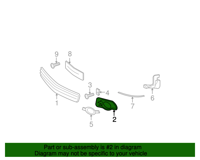 204-885-03-24 - Grille 2008-2011 Mercedes-Benz | AutoNation Parts