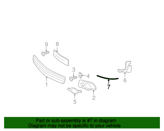 204-885-08-21 - Lower Molding 2008-2011 Mercedes-Benz | Mercedes-Benz ...