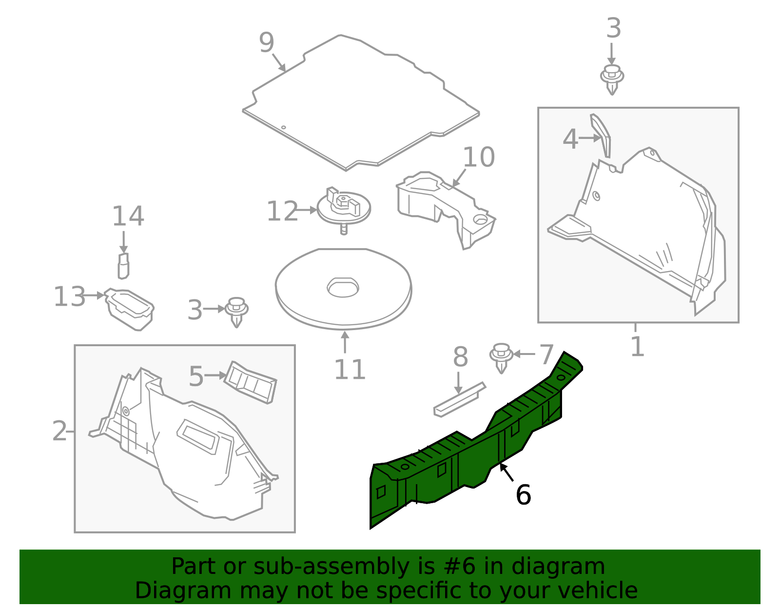 2016-2020 Toyota Rear Panel Trim 58387-WB001 | Discount Parts Monster