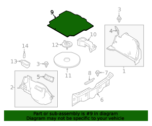 2016-2020 Toyota Spare Cover 64771-WB003 | Discount Parts Monster